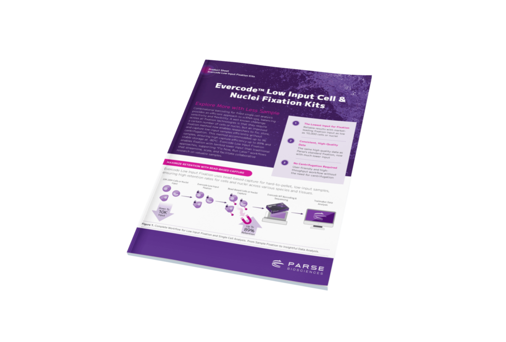 Evercode Fixation: Fix and Store Cell or Nuclei for Single Cell - Parse Biosciences